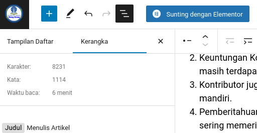 Menulis Artikel - UT Hong Kong & Macau